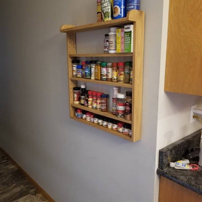 Customizable Spice Rack, Movable Shelves, Ornate Large Storage Top ...