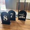 Wedding Table Number, Neutral Table Sign, Table Sign Wedding, Modern ...
