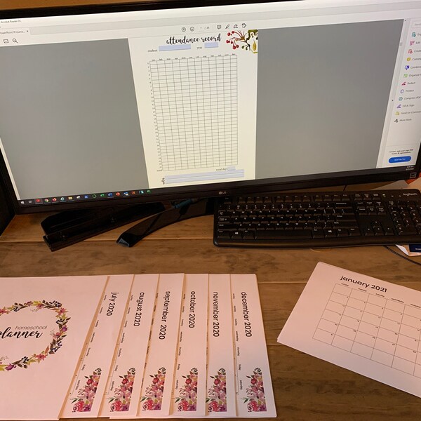 Homeschool Student Planner Printable Editable Planner Inserts ...