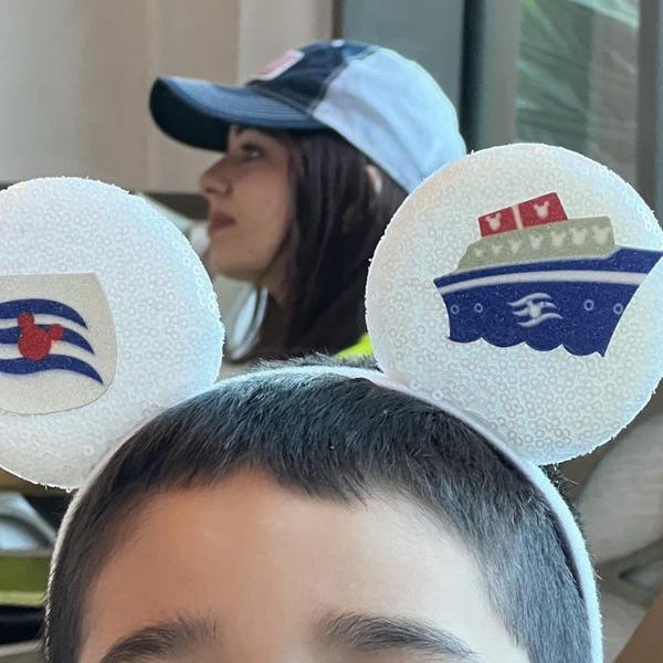 Cruise Minnie Ears, Boat Mickey Ears, Line Mouse Ears Headband, Magical ...