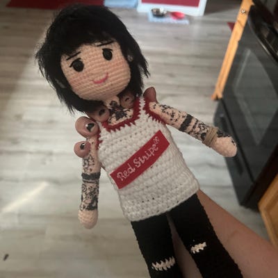 FNF True Expunged Plush, Custom FNF Crochet Doll - Etsy
