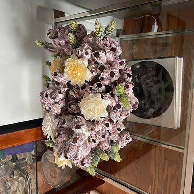 Lily Seashell 'dried' Forever Flower Handmade With Natural Florida ...