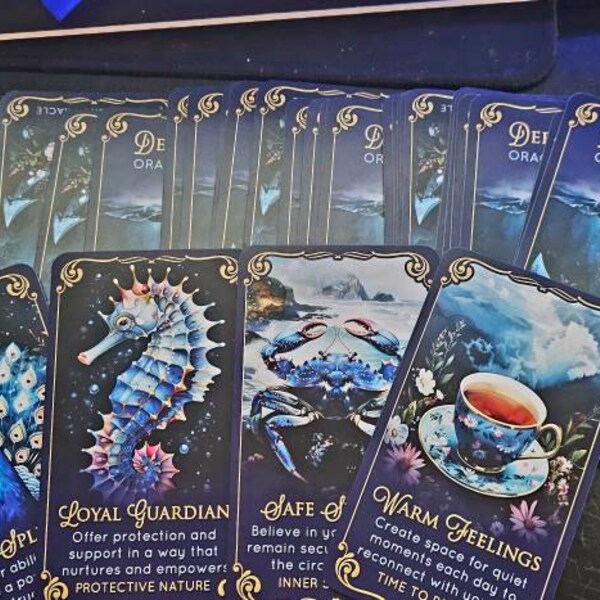 CUSTOM PREORDER: Victorian Steampunk Oracle Deck With Meanings Tarot ...