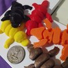 Articulated Gingerbread Man, Set of 5 Christmas Decoration, 5 Faces ...