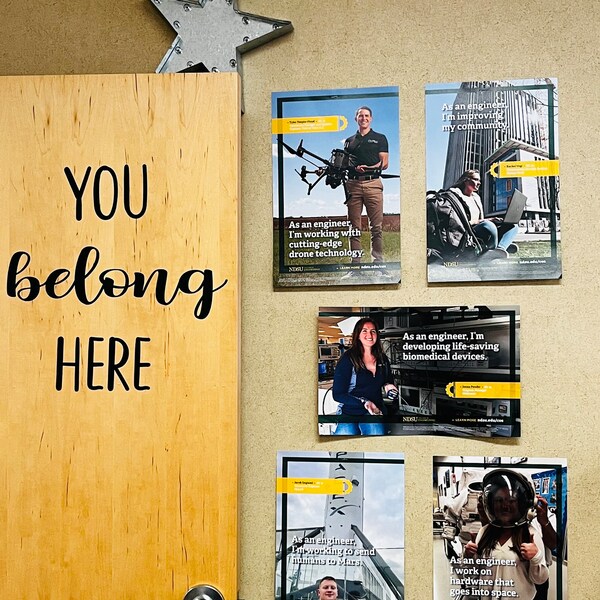 You Belong Here Vinyl Wall Decal School Church Classroom Teacher ...