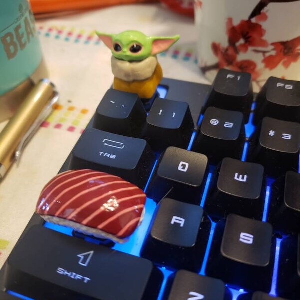 Tuna Sushi Keycaps Handmade Resin Custom Artisan - Etsy
