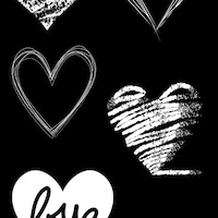 Cat Heart Digital Clip Art Set, Cat SVG, Cutting Files, Logo Template ...