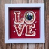 3D Love Shadow Box With Custom Photo, Valentines Day Shadow Box ...