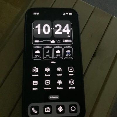 Black and White 300 Aesthetic Custom App Icons Pack iPhone Ios 14 Free ...