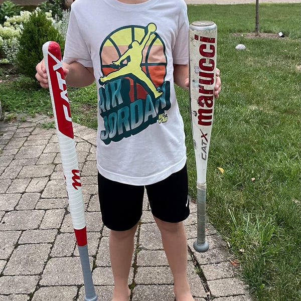 Custom White/red Plastic Bat - Etsy