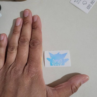 Gengar Peeker Anime Mini Decal - Etsy