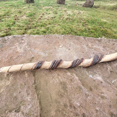 Multi Twsted Hazel Hiking Staff/ Ceremonial Staff - Etsy