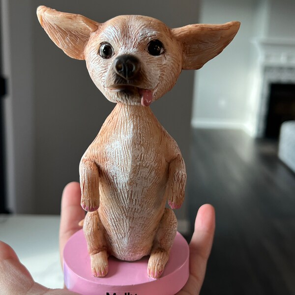 Custom Dog Bobblehead Pug Bobblehead Pet Bobblehead Birthday Gift ...