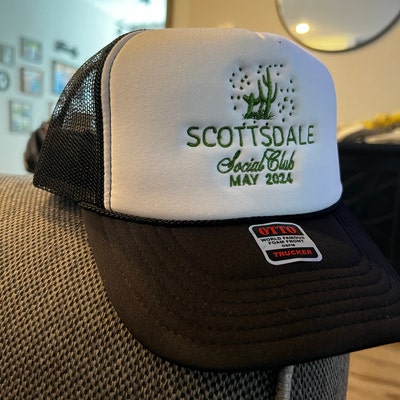 Custom Embroidered Trucker Hat , Personalized Foam Cap , Trendy Trucker ...