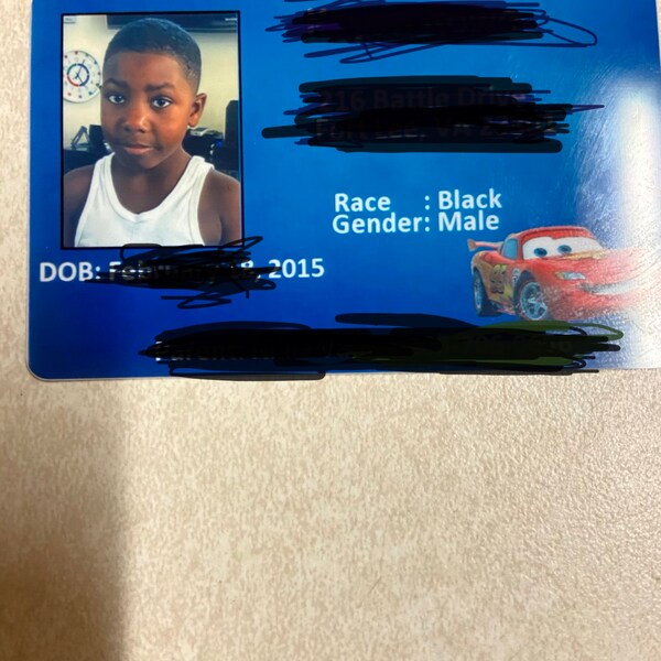 Kids Custom ID Card - Etsy