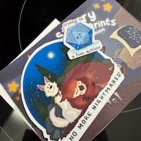 Crying is a Free Action - Crying D20 | Cute TTRPG Sticker | Original ...
