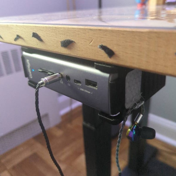 Under Desk or Wall Mount for Caldigit TS3 Plus Dock With Mounting ...