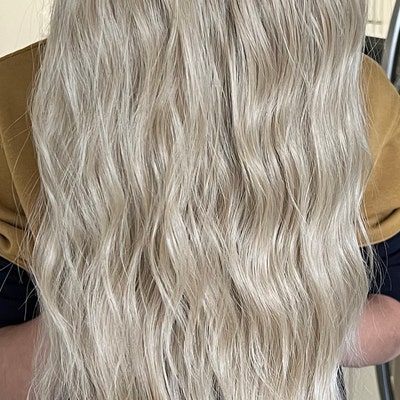 Natural Ash Blonde Lace Front Wig /heat Friendly Luxury Synthetic Lace ...