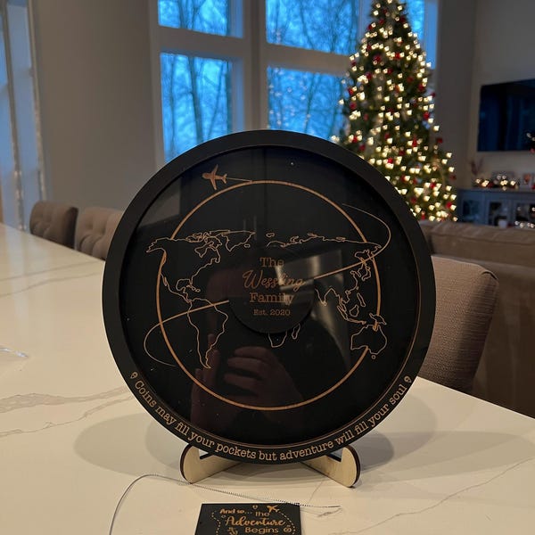 Coin Holder Travel Personalized, Coin Collection Display Foreign ...