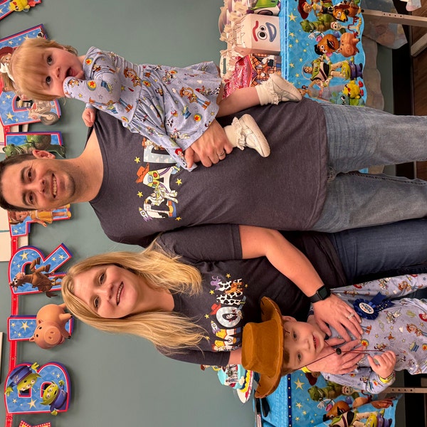 Toy Story Dad Toy Story Mom, Dad Mom Toy Story Birthday Tee, Family Toy ...