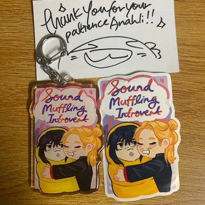 Charms 3 X 2 Introvert / Extrovert Chibis - Etsy