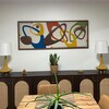 Mid Century Modern Wall Art | Witco Inspired - the Ava 54x18" | Modern ...