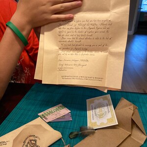 Mini Wizarding Sorcerers Stone and Delivery Letter Set - Etsy