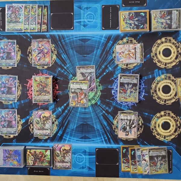 Shadowverse Card Game Playmat With Beginner Field Zones for 2-players ...
