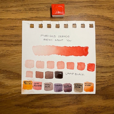 Handmade Watercolor Titan Buff Warm Beige for Painting, Calligraphy ...