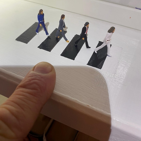 Miniature the Beatles Figures. Model Figures. 1:64 Scale. Abbey Road - Etsy