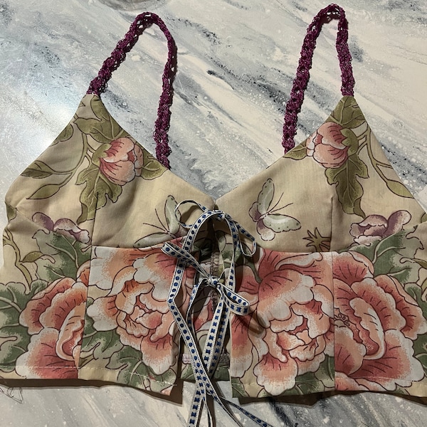 Crop Lace Top Sewing Pattern | Y2K Tank Top Pattern | Easy Beginner ...