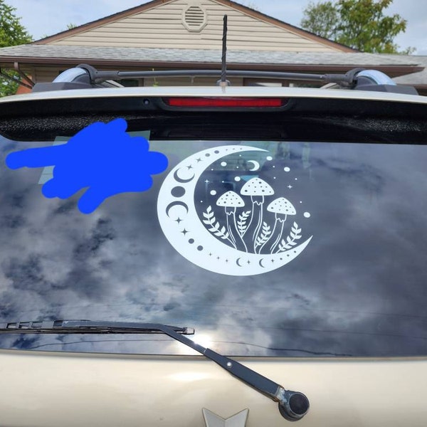 Raven Art Sticker Pagan Stickers for Cars Black Crow Tribal Crows ...