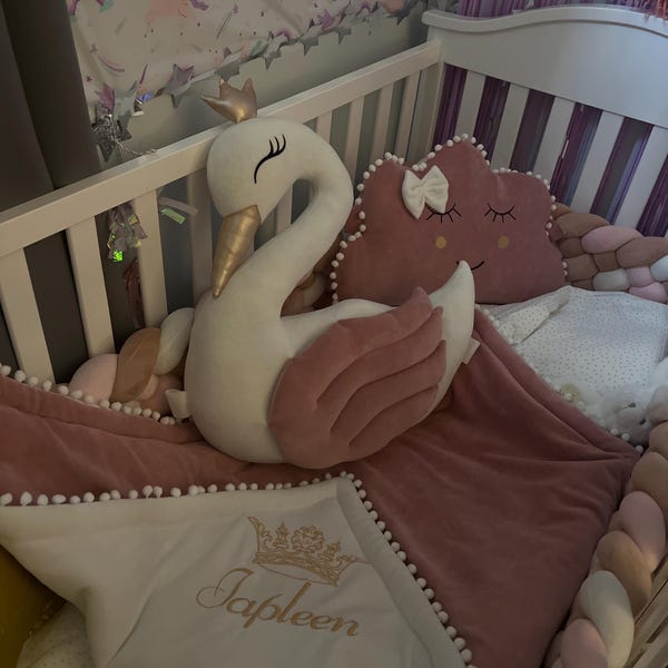 Personalized Pillow Set Gift - Princess Pillow Swan, Pillow Butterfly ...