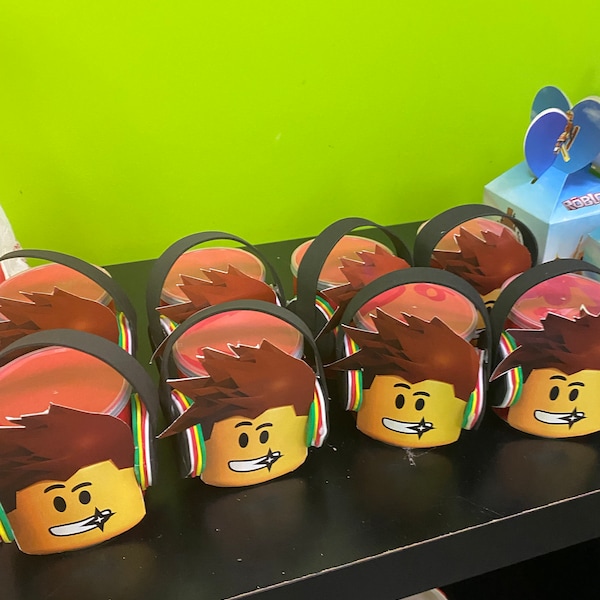 ROBLOX POPCORN BOX- Roblox Birthday Party Printable Popcorn Boxes ...
