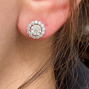 14K Yellow/white Gold Round Brilliant 8CT Solitaire AAA | Etsy