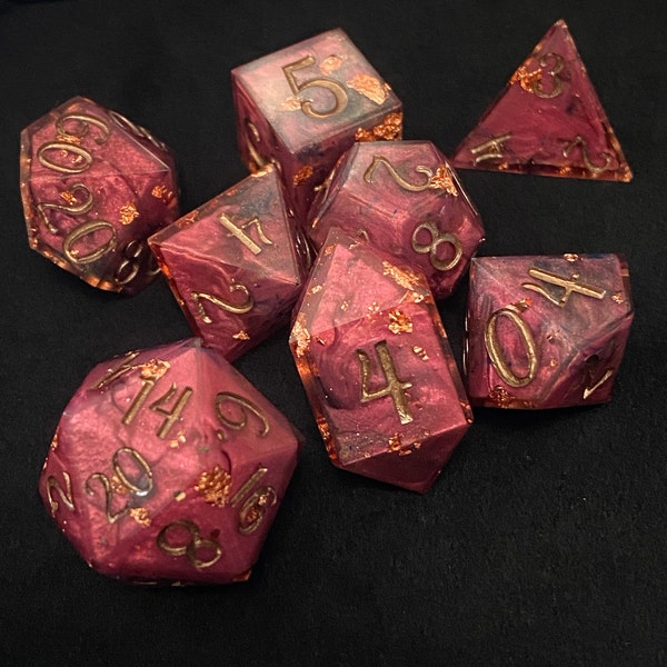 Channel Divinity 7 Piece D&D Dice Set - Etsy