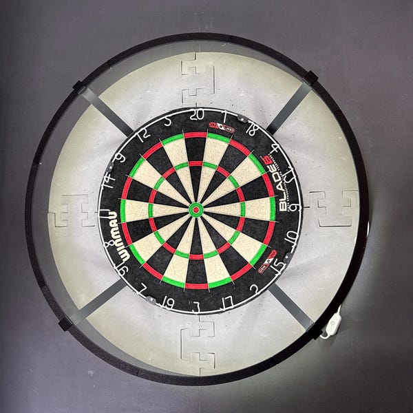 3D Printed Dartboard Lighting Ring Mount - Etsy UK