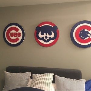 3D Chicago Cubs Wooden Logo, Cubnation Series 1 of 6 Collect Them All ...