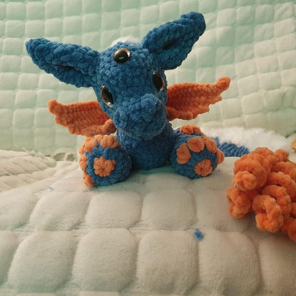 Jupiter the Dragon | PDF Crochet Amigurumi Pattern - Etsy