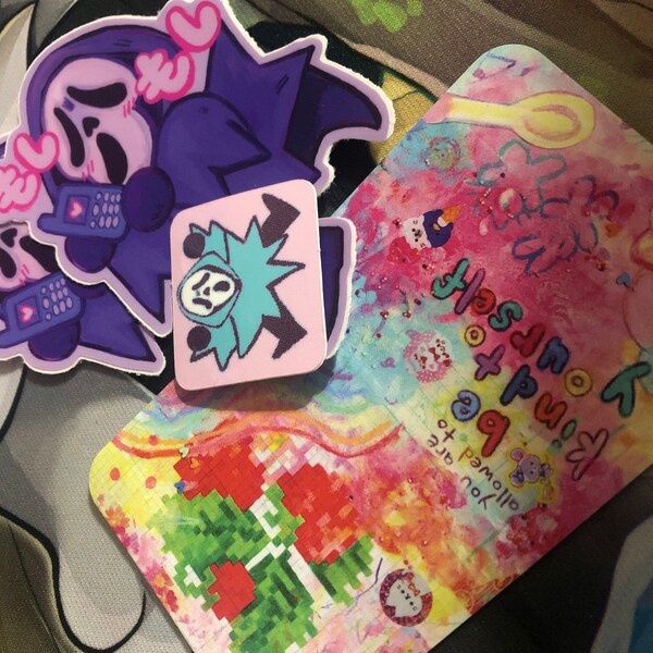 Moshi Moshi Slasher Stickers - Etsy