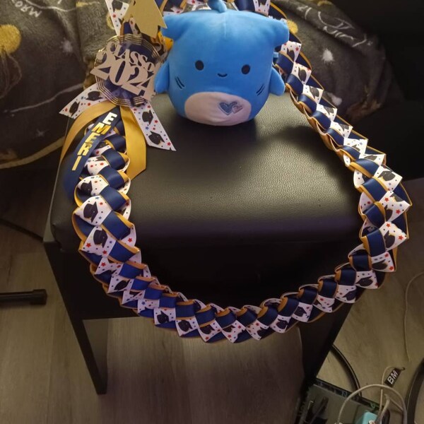 Swimmer/swim Team Ribbon Lei//graduation Leis/senior Night/sport Night ...