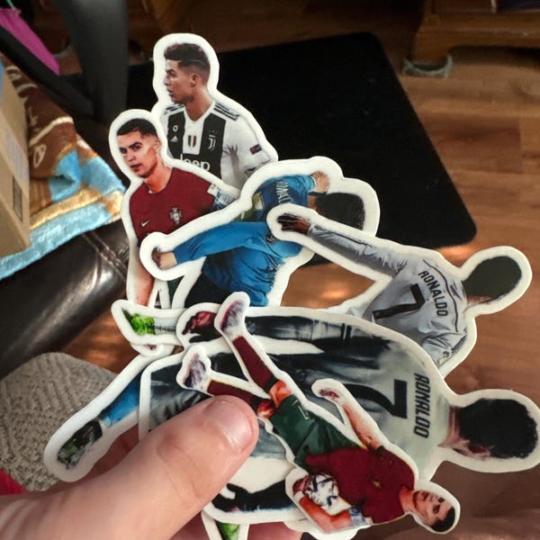 Jude Bellingham Real Madrid Sticker Pack Waterproof, Durable, Soccer ...