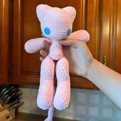Giant Mew Ready to Ship Crochet Doll/plush - Etsy
