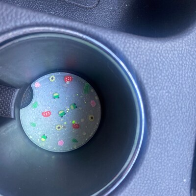 Cottagecore Car Coasters, Cute Car Coaster, Car Coaster Set of 2 ...