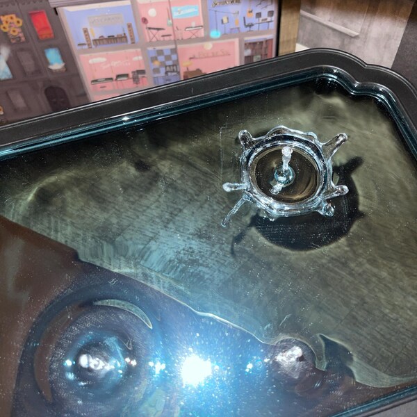 Square Resin Mirrors “framed Water” With Koi Fish - Etsy