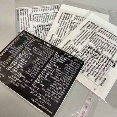 Silhouette Studio Keyboard Shortcut Commands for Mac or - Etsy