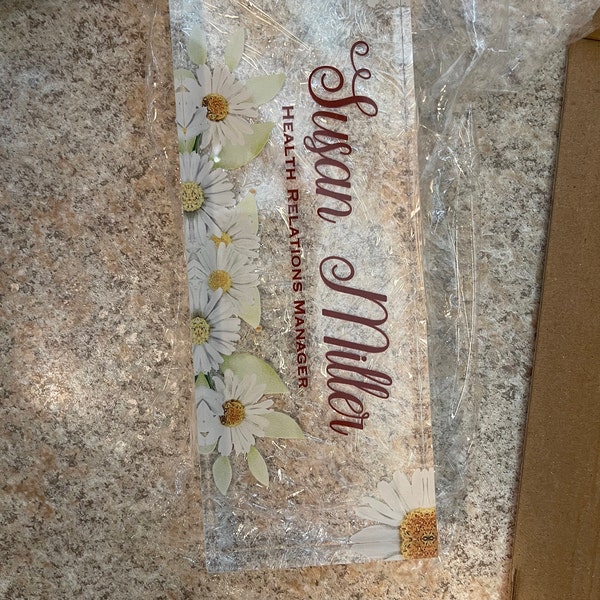 Luxury Desk Name Plate Custom Personalized Desk Sign, Office Gift ...