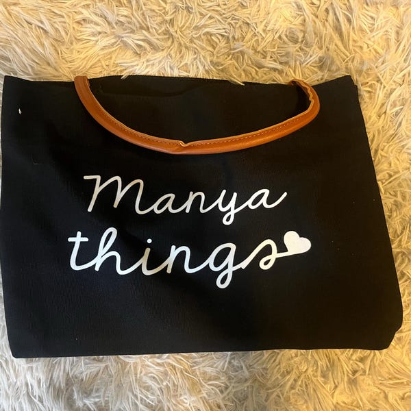 Grandma Things Tote Bag -personalized Gigi Gift-new Grandma Gift ...