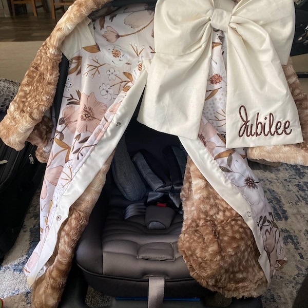 Minky Car Seat Liner - Minky Car Seat Cover - Minky Cover up - Minky ...