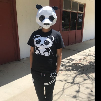 Cute Panda Mask, DIY Gift Idea, DIY Printable Animal Mask, Instant Pdf ...
